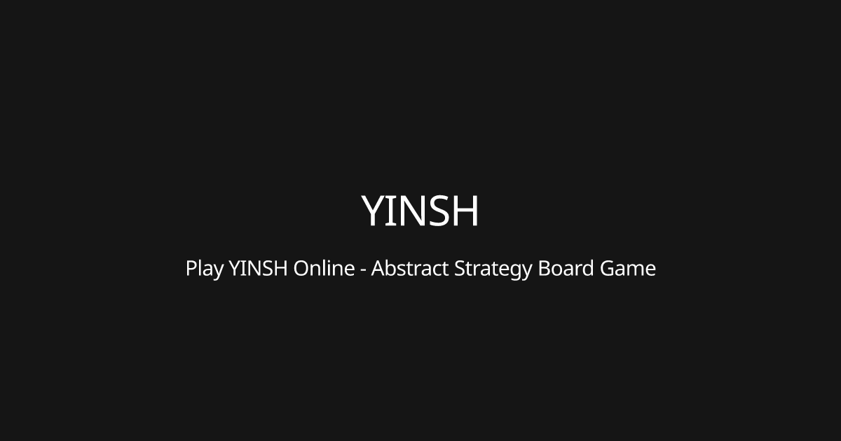 YINSH Online - Play the Abstract Strategy Board Game